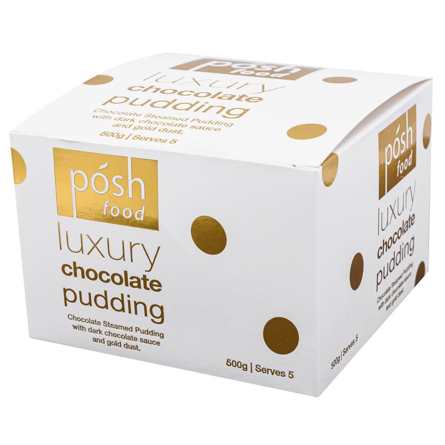 Posh Luxury Chocolate Steam Pudding with Gold Dust | Beautiful Gifts NZ ...