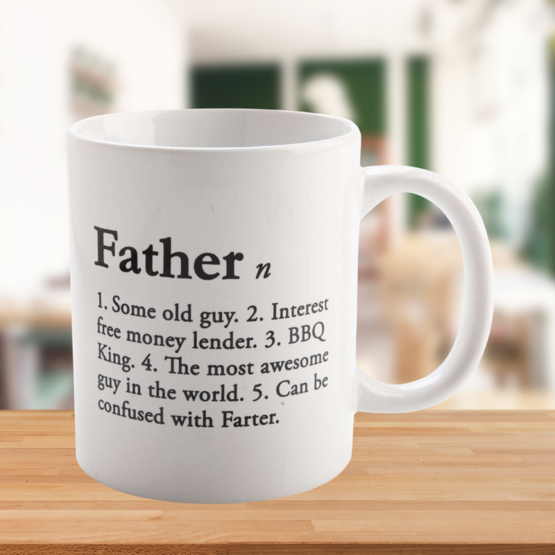 Father Noun Mug - Embarrassingly Awesome Dad | Beautiful Gifts NZ – WishBox